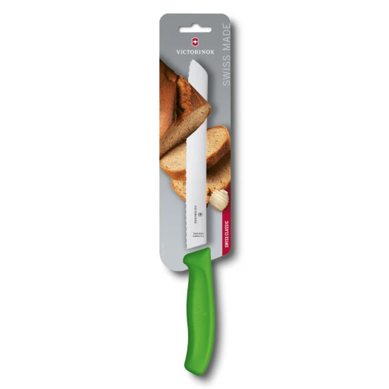 Cutit Feliat Victorinox SwissClassic Bread Knife, Lama Zimtata 21cm ...